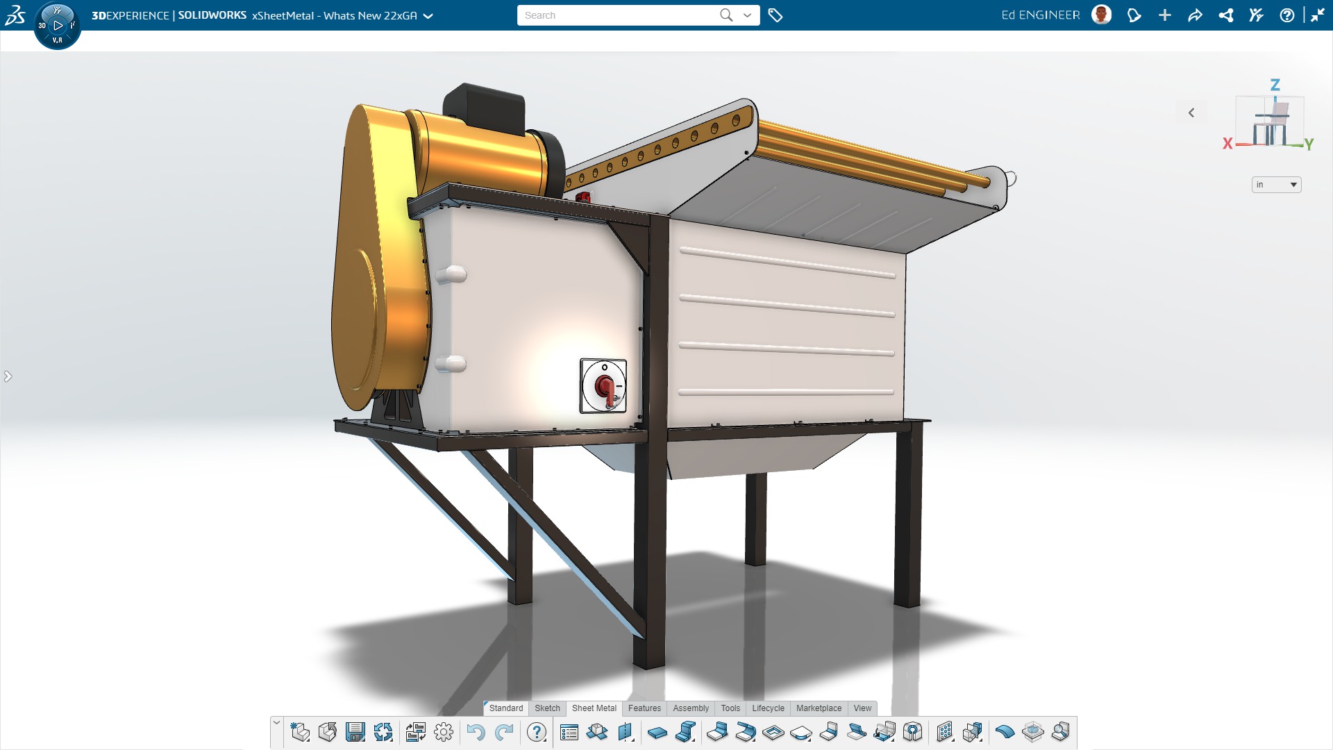 3D SheetMetal Creator - IB-CADDY 3DExperience