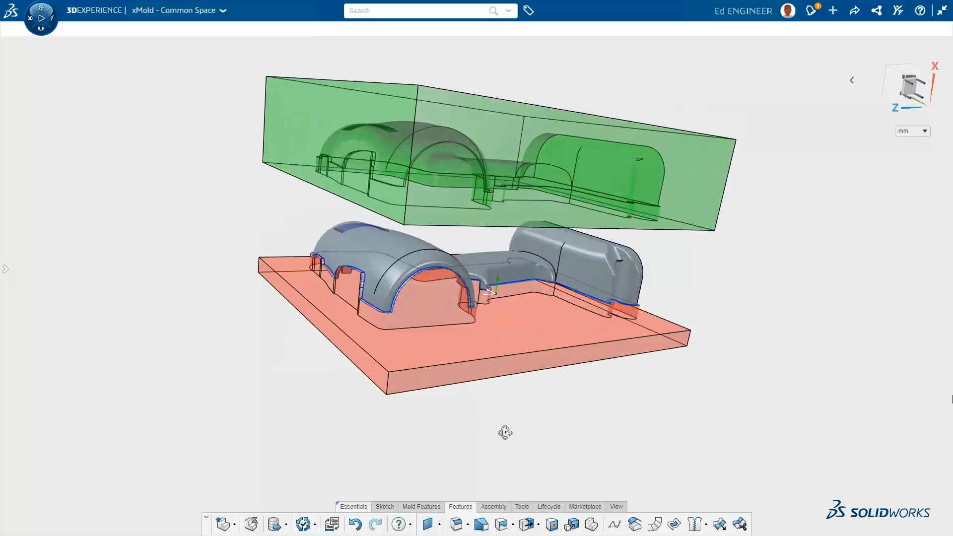3D Mold Creator - IB-CADDY 3DExperience