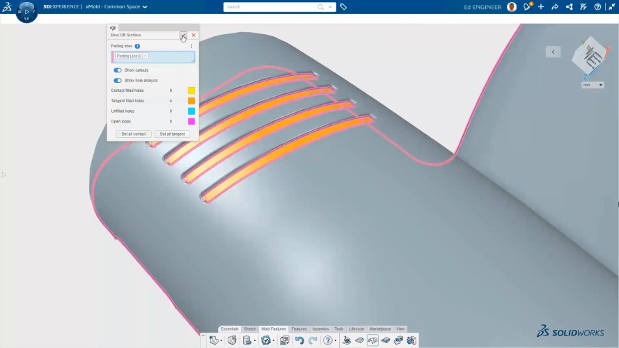 3D Mold Creator - IB-CADDY 3DExperience
